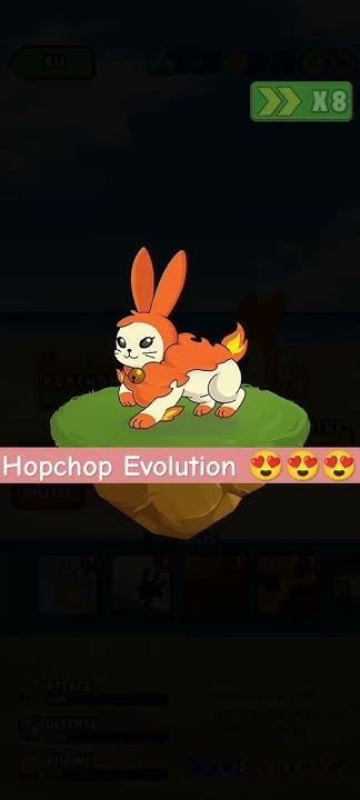 Hopchop Evolution 😍😍😍 Dynamons Bunny Fire Fluffy Evolution