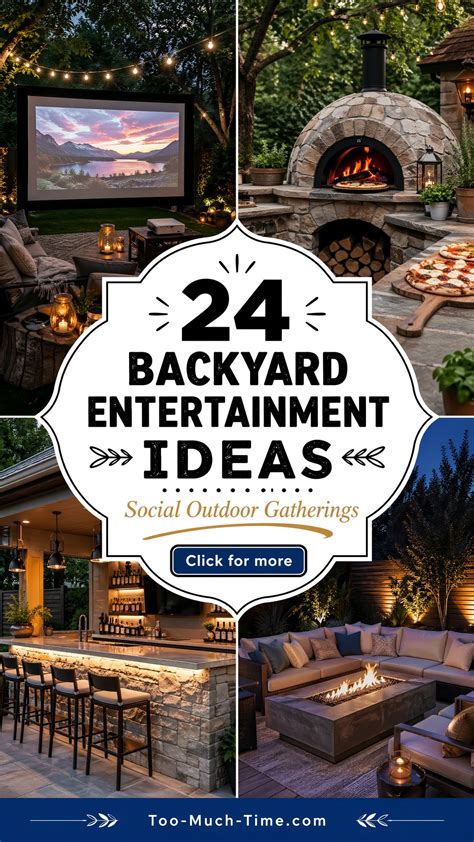 24 Backyard Entertainment Ideas For Social Outdoor Gatherings Too