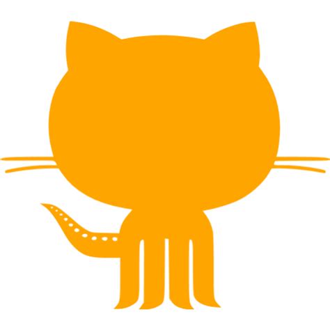 Orange Github 6 Icon Free Orange Site Logo Icons
