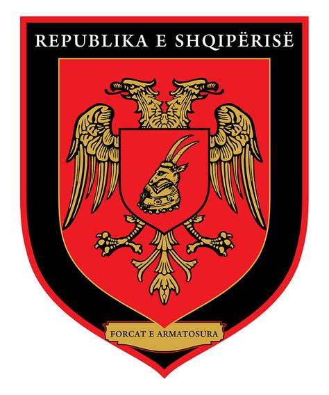 Emblem Of Albanian Armed Forces Digital Art By A Z Fine Art America
