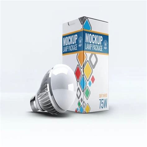 Custom Printed Die Cut Led Bulb Box Weight Holding Capacity Kg