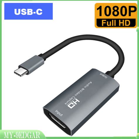 Gil 4k Hdtv Video Capture Card Usb Type C Capture Card Dongle Adapter For Game Recording Live