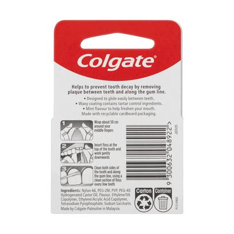 How To Open Colgate Waxed Dental Floss At Samara Smalling Blog