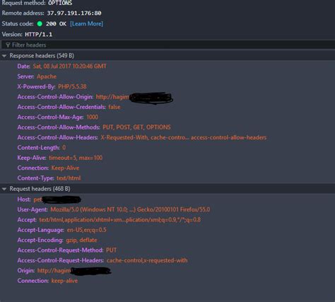 Javascript Dropzone Error On Crossdomain File Upload Stack Overflow