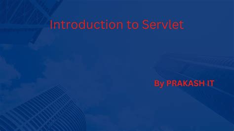03 Servlet Basics Youtube