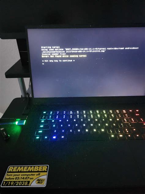 linux trouble loading cyanogenmod using refind manager unix and linux