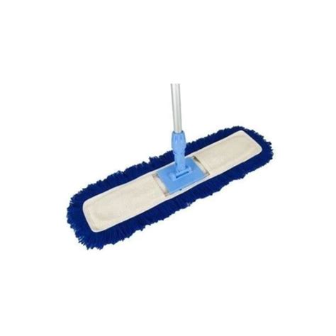 Hygiene System Dust Mop Set With Aluminium Handle 60cm Blue In Uae