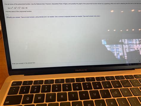 Answered Find All Zeros Of The Polynomial Bartleby