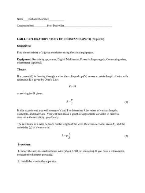 lab 4 part 1 physics pdf