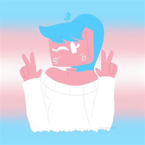 Trans Flag Color Palette Challenge By Feeblymystify On Newgrounds