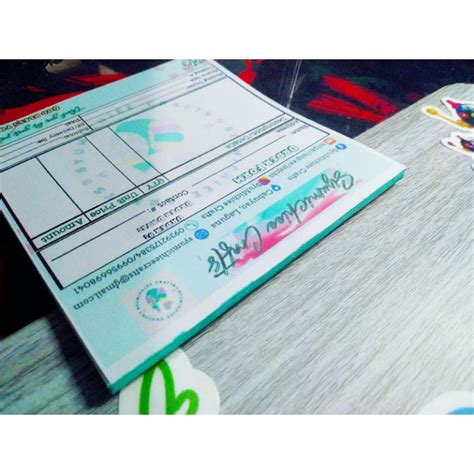 Customized Order Form Pad With Freebies Shopee Philippines