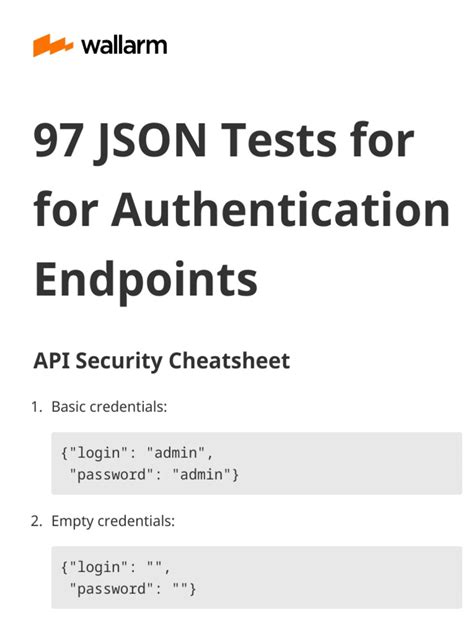 Json Endpoints For Sensitive Info Pdf Password Login