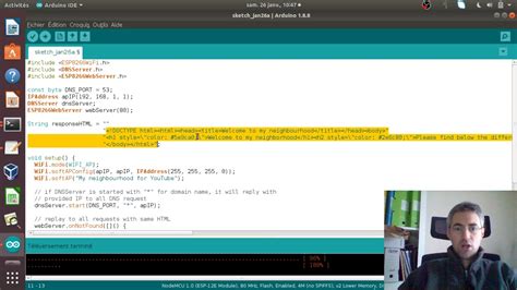 Create A Captive Portal In A Minute With Arduino Esp8266 Nodemcu V3 Youtube