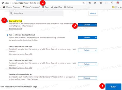 Create Link To Text Fragment On Web Page In Microsoft Edge