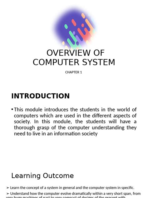 Chapter 1 Introduction Operating System Pdf Programming Computer