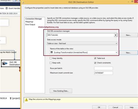 Lookup Transformation In Ssis