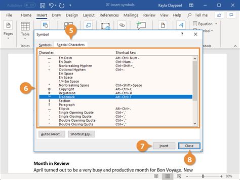 Special Characters In Word CustomGuide