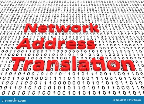 Network Address Translation Stock Illustration Illustration Of Binary Tech 92666004