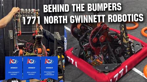 1771 North Gwinnett Robotics Behind The Bumpers Frc Crescendo Robot Youtube