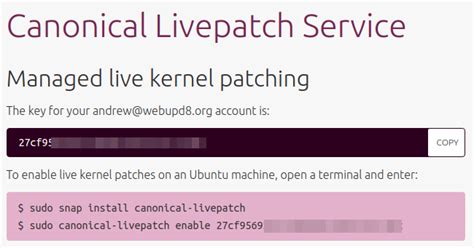 Update Ubuntu 1604 Lts Linux Kernel Without Rebooting With The