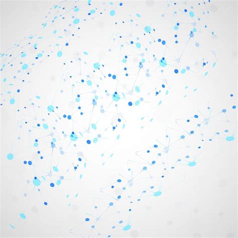 Premium Vector Molecular Abstract Structure