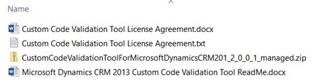 Dynamics Crm Custom Code Validation Tool 2013 Carl De Souza