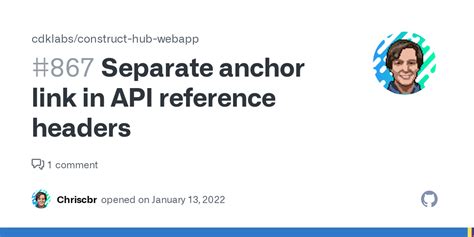 Separate Anchor Link In Api Reference Headers · Issue 867 · Cdklabs