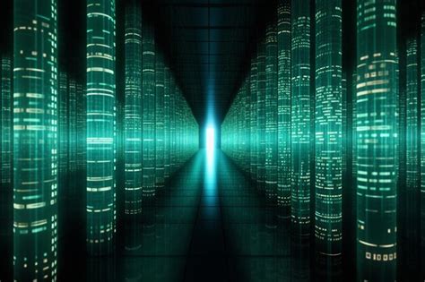 numbers on the screen digital stream of binary code binary code matrix