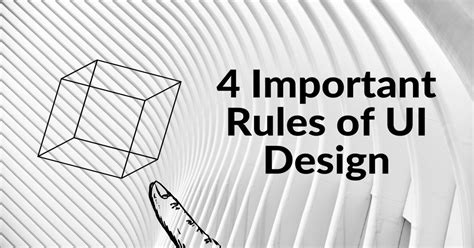 The 4 Important Rules Of Ui Design Artmeet Malaysia Blog