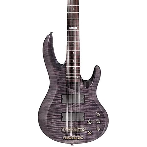 Esp B 208fm 8 String Bass With Flamed Maple Top See Thru Black Musicians Friend