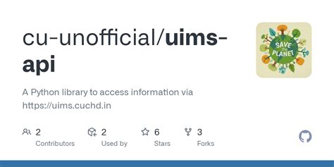GitHub Cu Unofficial Uims Api A Python Library To Access Information