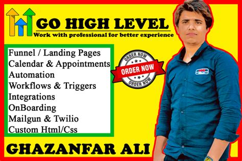 Make Gohighlevel Sales Funnel With Automation By Mrghazanfar Ali Fiverr