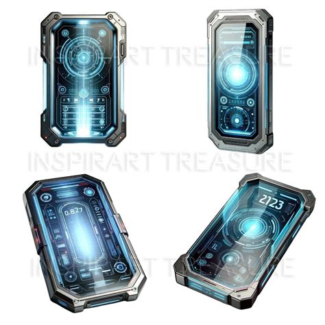 Sci Fi Device Png Futuristic Communicator Sci Fi Mobile Design