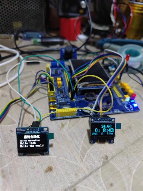 stm32f103zet6 oled显示时间源程序 32x16大字体 stm32 8