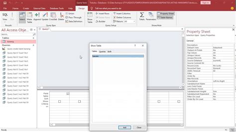 Query Ddl Data Definition Language And Dml Data Manipulation Language Di Microsoft Acces Part 2