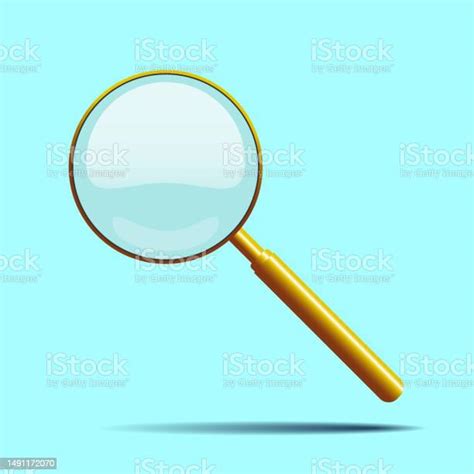 Magnifying Glass Icon Isolated On White Background Vector Illustration