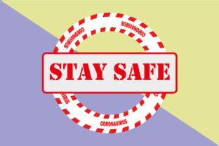 Stay Safe Graphic By Graphicsfarm · Creative Fabrica