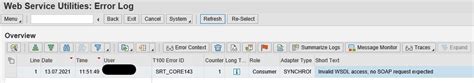 web service error srt core143 in soamanager sap community