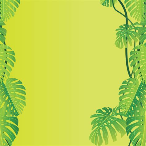 Jungle Leafs Background Vector At Lynda Higgins Blog
