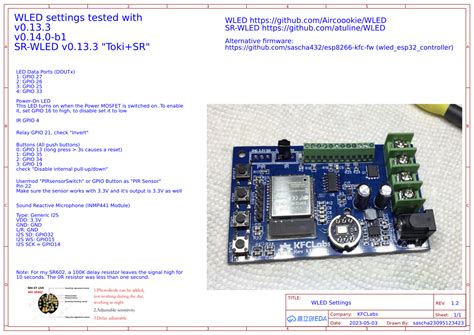 Wled Controller Esp32 Oshwlab