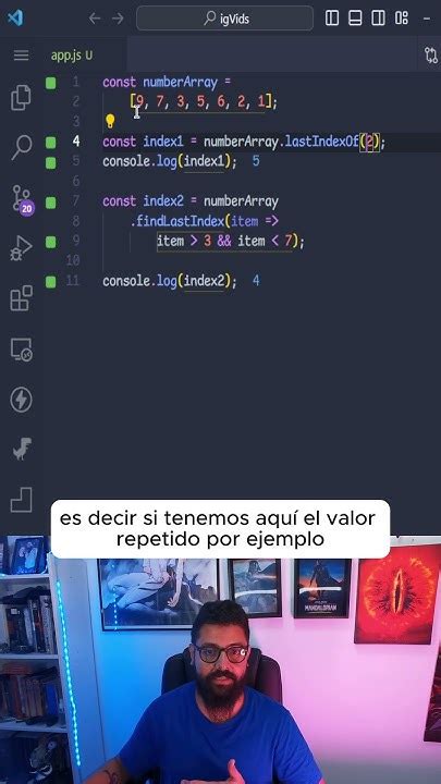 lastindexof y findlastindex en javascript programacionenespañol