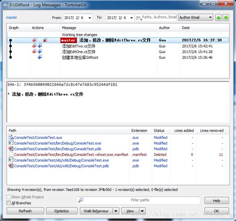 Tortoisegit操作本地仓库的详细使用方法（1） 建库回溯tortoise如何查询本地git库中有多少文件 Csdn博客