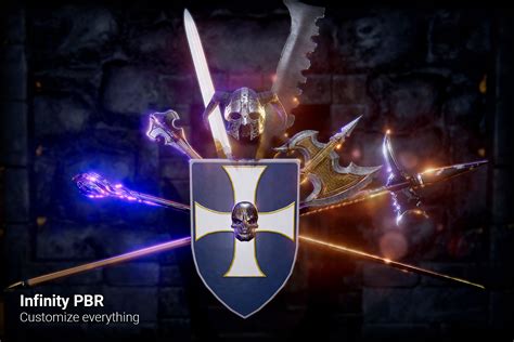 Weapons And Armor Pbr Pack 1 Fantasy Rpg 3d Weapons Unity Asset Store