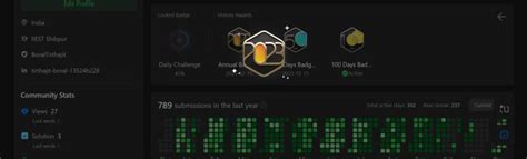 Tirthajit Boral On Linkedin Leetcode2023 Codingmilestone Teamsupport Techjourney Badgeunlocked