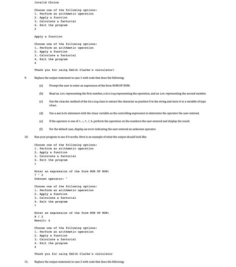 Solved A Prompt The User To Enter An Expression Of The