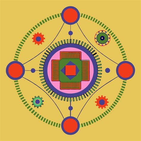 Premium Vector Technology Concept Vector Illustration Featuring