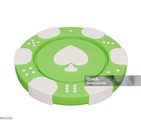 카지노 칩 스페이드 그린 3d3d 렌더링 만화 최소 아이콘 그림 0명에 대한 스톡 사진 및 기타 이미지 0명 3차원 형태 가능성 Istock
