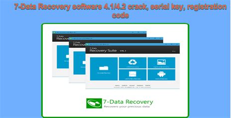 7 Data Recovery 4 1 4 2 Crack Serial Key Registration Code