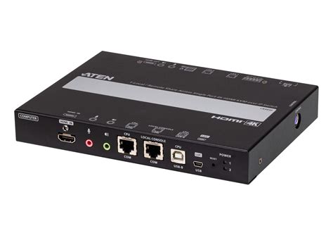 1 local remote shared access single port 4k hdmi kvm over ip switch