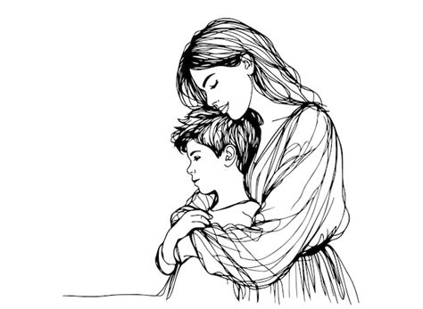 Página 8 Imágenes De Dibujo Abrazo Madre E Hijo Descarga Gratuita